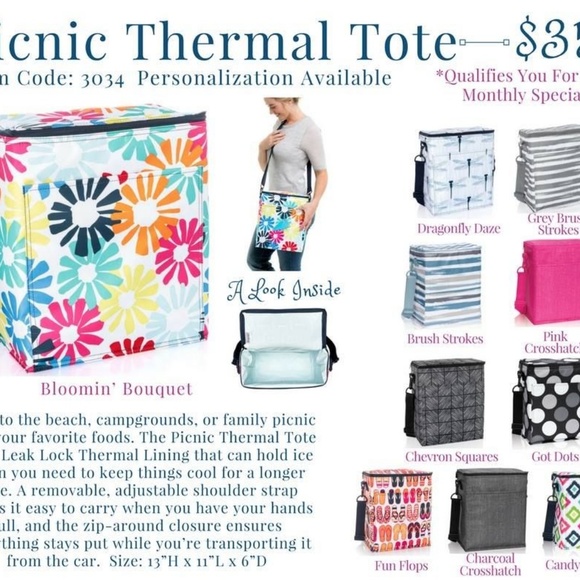 thirty-one | Bags | Thirtyone Picnic Thermal Tote Candy Corners New ...